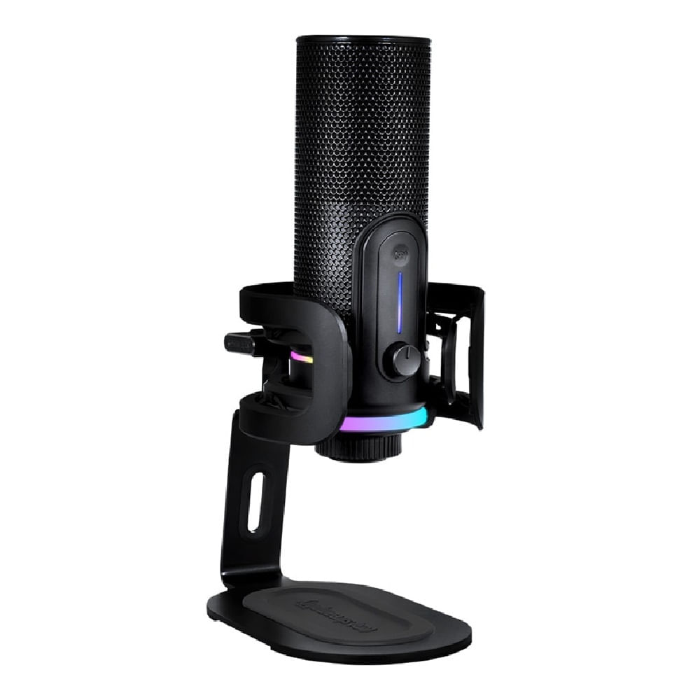Streamplify MIC Pro RGB Microfon 3.5mm USB-C Stereo Negru-F64.ro - F64.ro