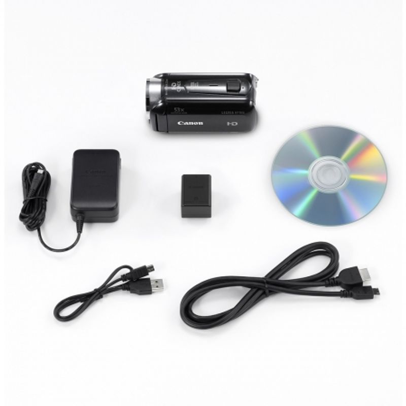 Canon LEGRIA HF R46 - camera video Full HD, zoom 53x, 8GB, Wi-Fi - F64.ro