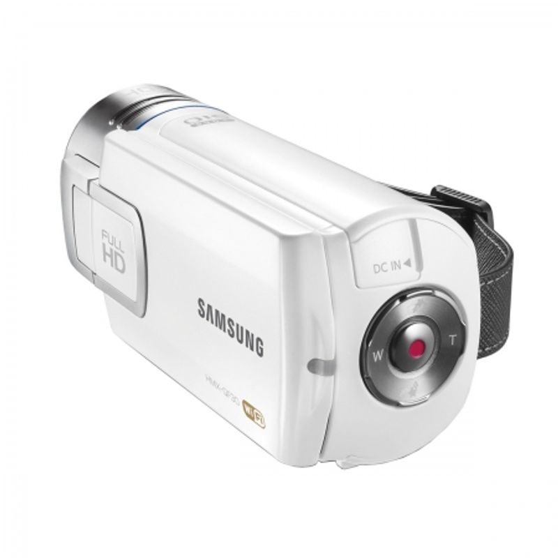 Samsung QF30 Alb - camera video Full HD, zoom optic 20x, Wi-Fi - F64.ro