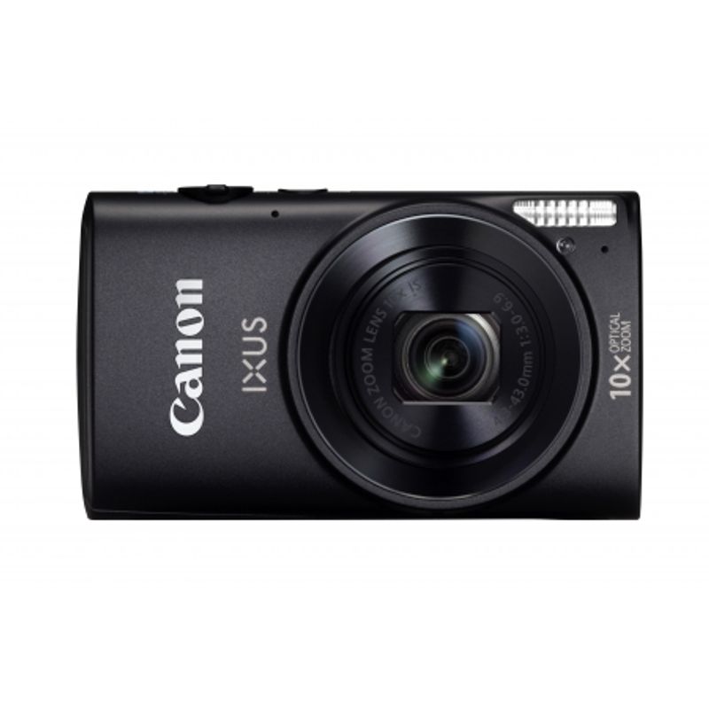 Canon Ixus 255 HS negru - 12Mpx, zoom optic 10x, Wi-Fi - F64.ro