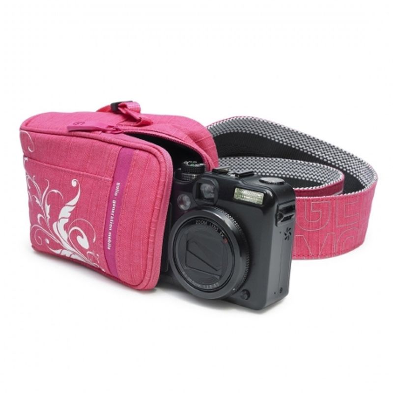 Hama Hilton G1152 80M - geanta foto roz - F64.ro