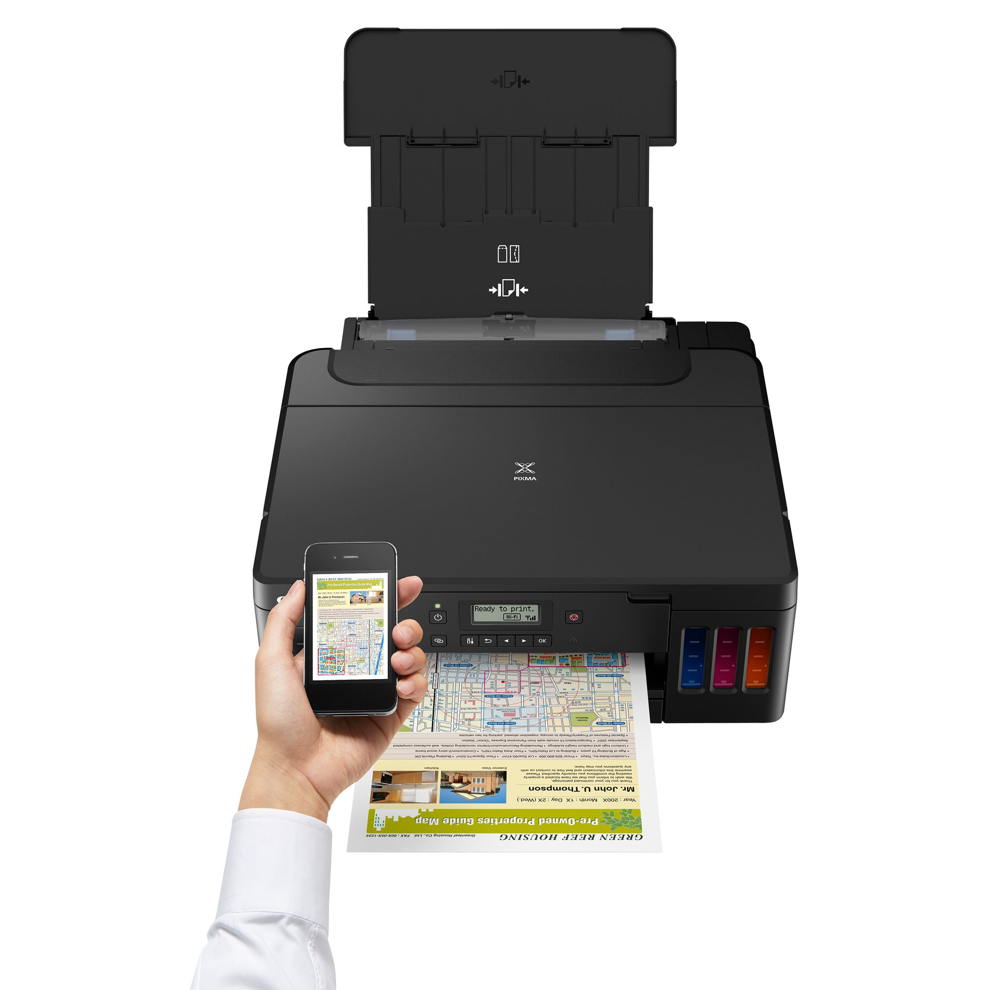Canon Pixma G5040 Imprimanta Color Inkjet A4 CISS Wi-Fi - F64.ro - F64.ro
