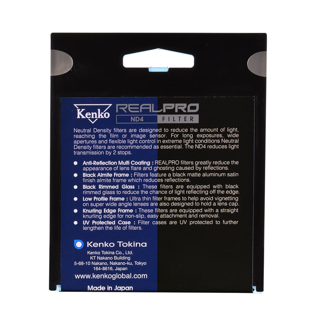 Kenko RealPRO Filtru Densitate Neutra ND4 49mm - F64.ro - F64.ro