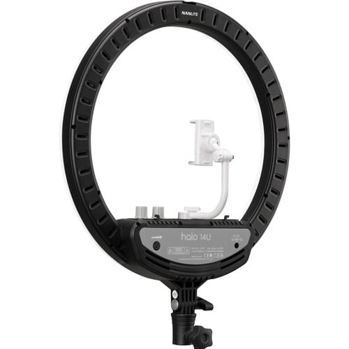 Nanlite Halo 14U Ring Light Bi-Color cu Baterie Integrata - F64.ro - F64.ro
