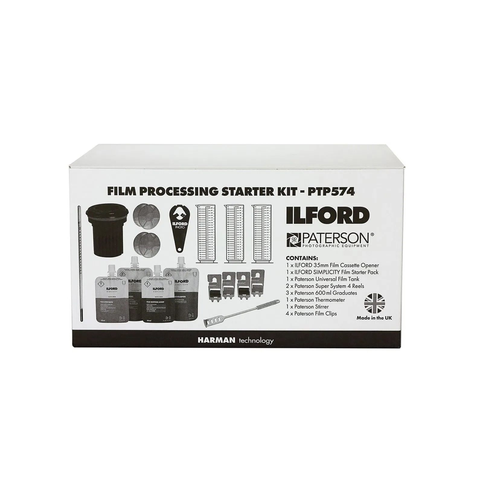 Ilford & Paterson Kit Complet pentru Developare- F64.ro - F64.ro
