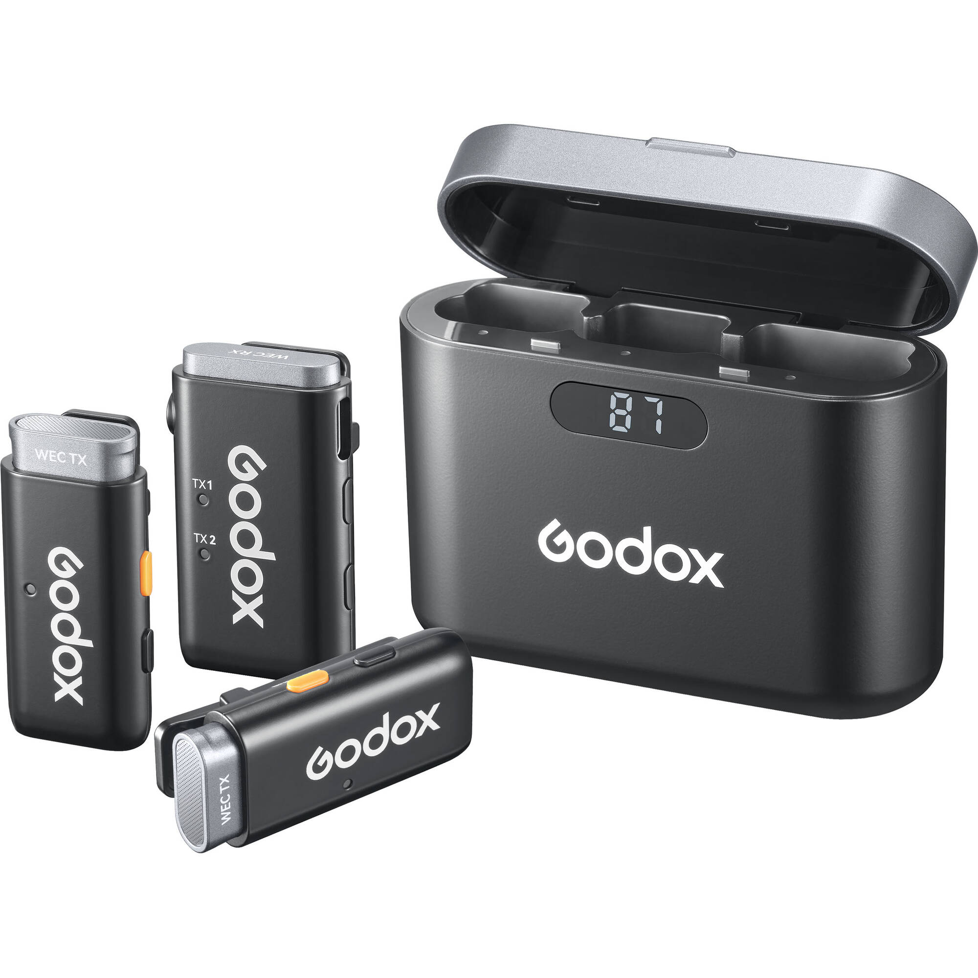 Godox WEC Sistem Wireless Microfon Dual 2.4 Ghz-F64.ro - F64.ro