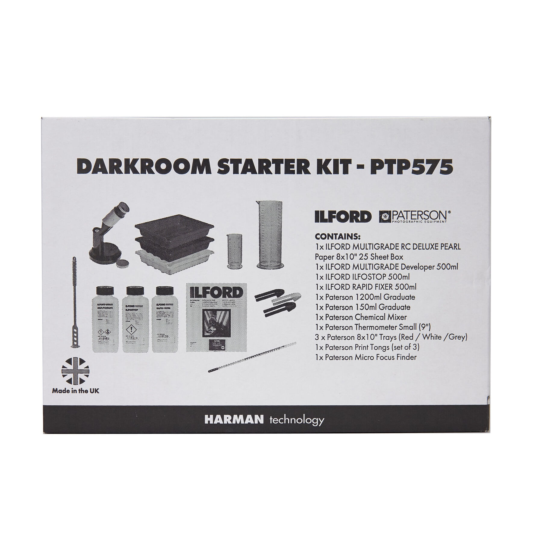 Ilford & Paterson Starter Kit pentru Camera Obscura-F64.ro - F64.ro