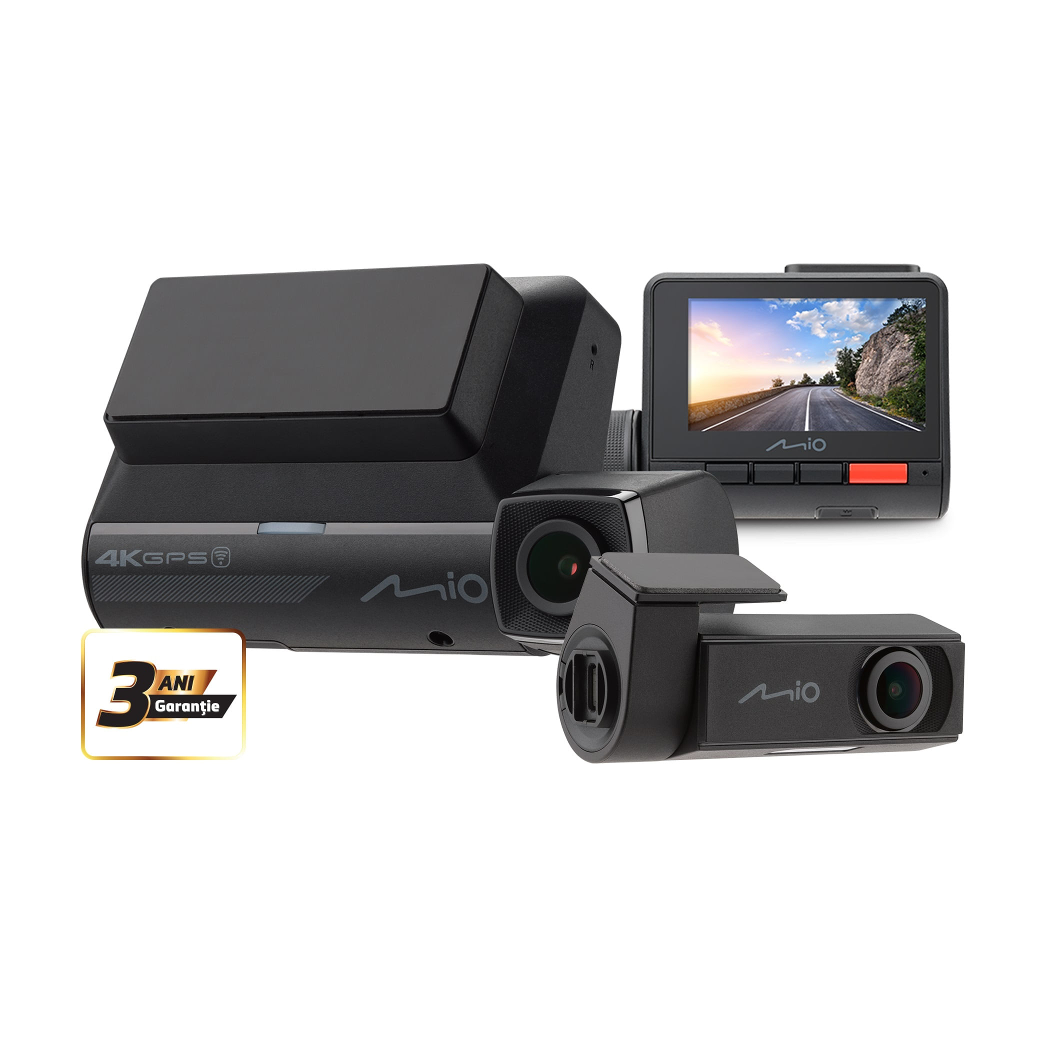 MIO MiVue 955WD Camera Video Auto Duala 4K/2.5K HDR Wi-Fi GPS-F64.ro ...