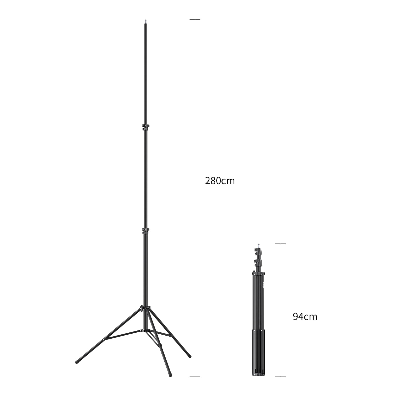 SmallRig 3737 RA-S280A Stativ de lumini pneumatic 2,8 m cu Brat Boom ...