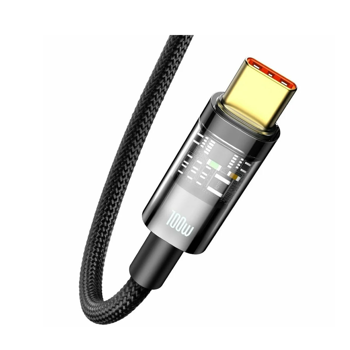 Baseus Explorer Cablu USB la USB-C 100W 1m Negru-F64.ro - F64.ro