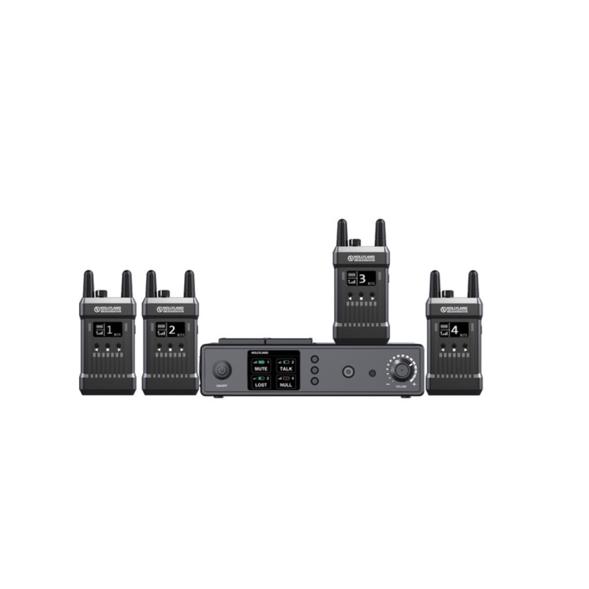 Hollyland Mars T1000 Sistem Intercom 4TX + RX-F64.ro - F64.ro