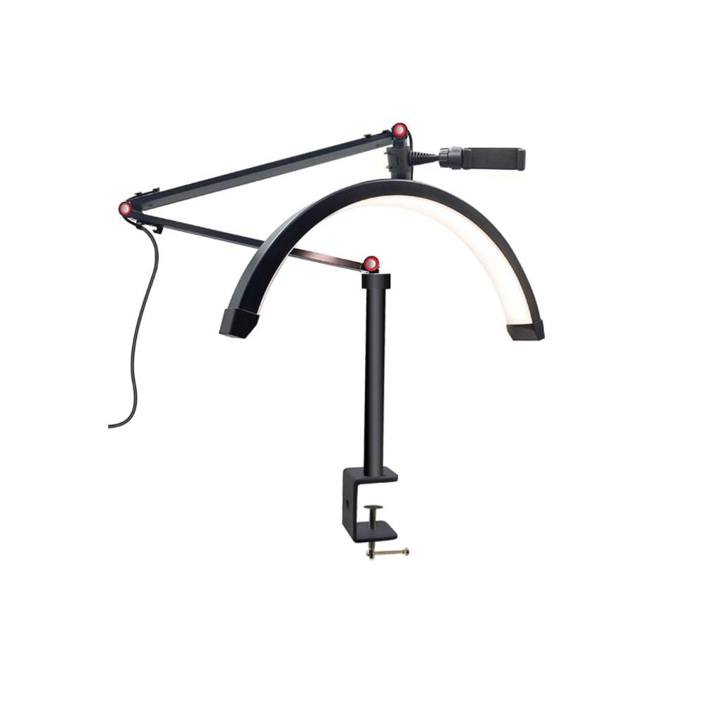 Fancier Lampa LED Semiluna pentru Saloane Beauty si Makeup-F64.ro - F64.ro