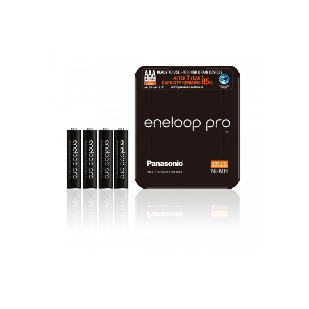 Panasonic Acumulatori Eneloop Pro AAA R3 930mAh 1,2V Ni-MH (HR03) Set 4 ...