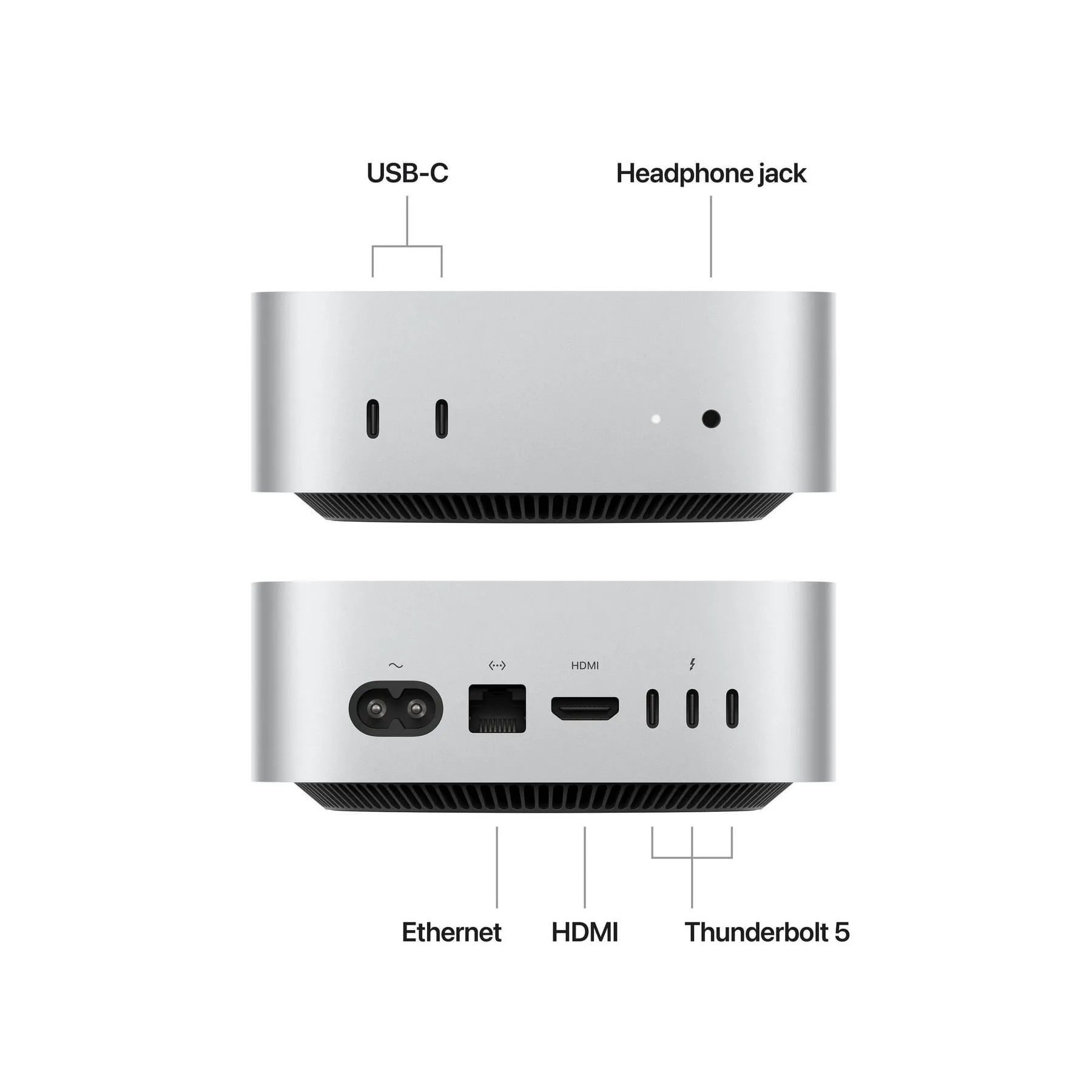 Apple Mac Mini PC cu Procesor M4 Pro 12 nuclee CPU si 16 nuclee GPU ...