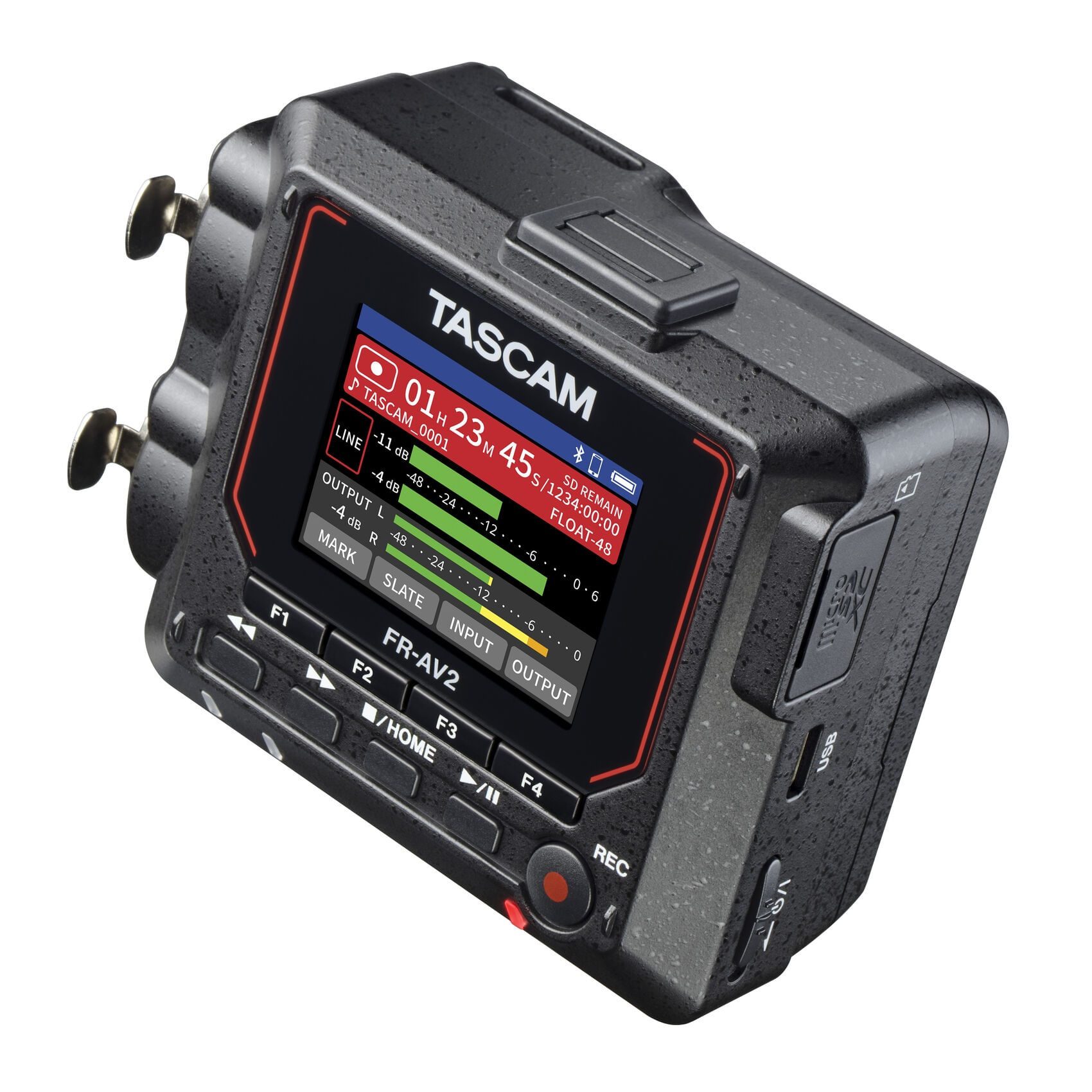 Tascam FR-AV2 Recorder Audio Compact 32-Bit-Float cu Generator Timecode ...